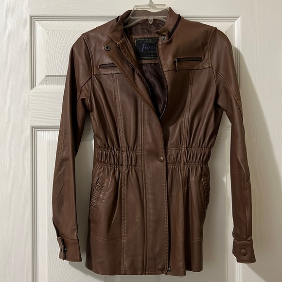 Jackets & Coats | Chocolate Brown Genuine Leather Jacket | Poshmark